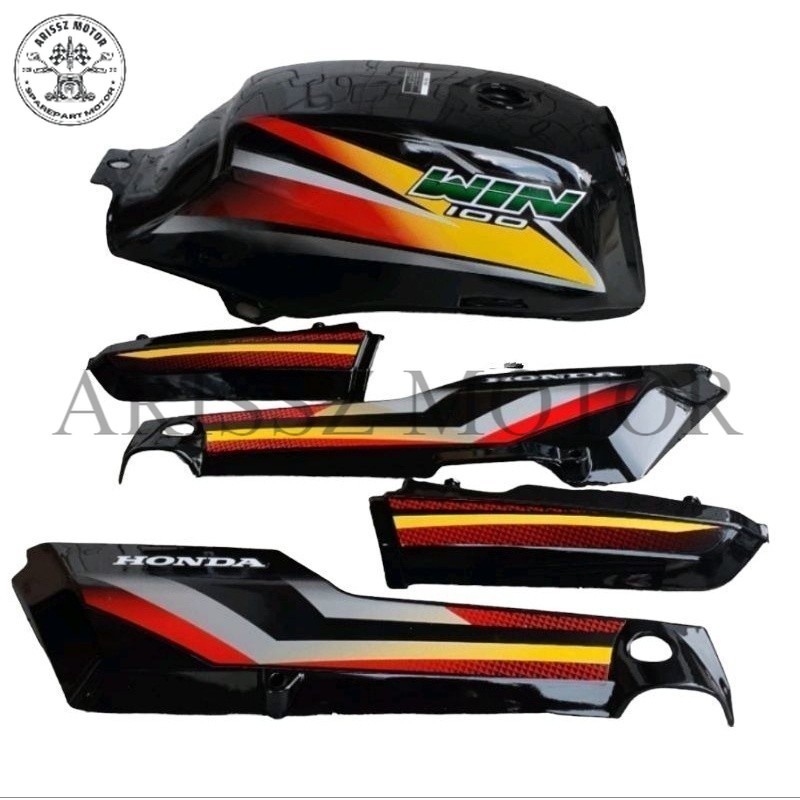 Jual Tangki Win 100 Win Set Cover Body Kanan Kiri dan Striping terlaris ...