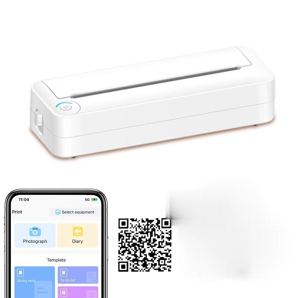 A4 Thermal Printer Vretti Portable Wireless 300DPI P83 Thermal A4 ...