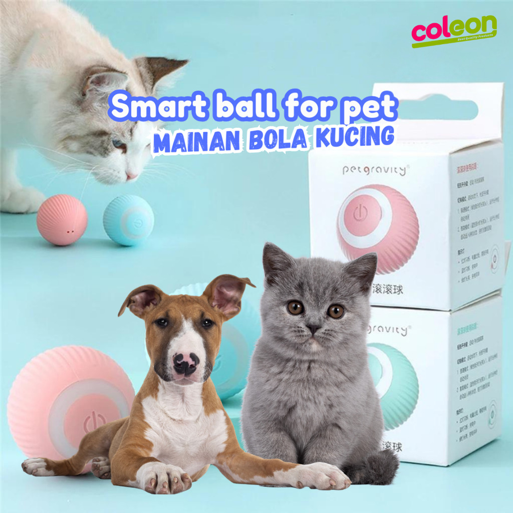 Jual Smart Rotating Ball For Pet / Mainan Bola Kucing Ball For pet ...