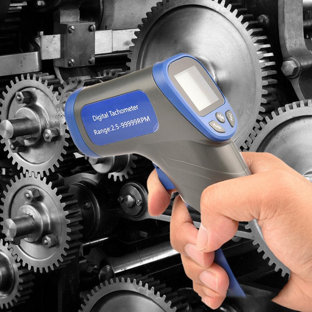 Jual Handheld Tachometer Digital Display Speed Tester Non-Contact ...