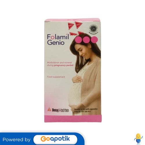 Jual Folamil Genio Botol 30 Kapsul | Shopee Indonesia