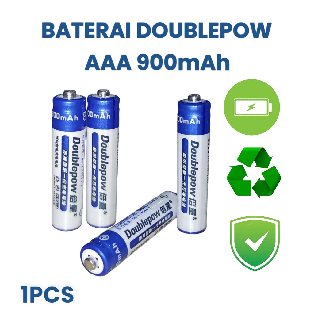 Jual Baterai Doublepow AAA A3 ORIGINAL Alkaline Batu Batre Bisa Di Cas ...