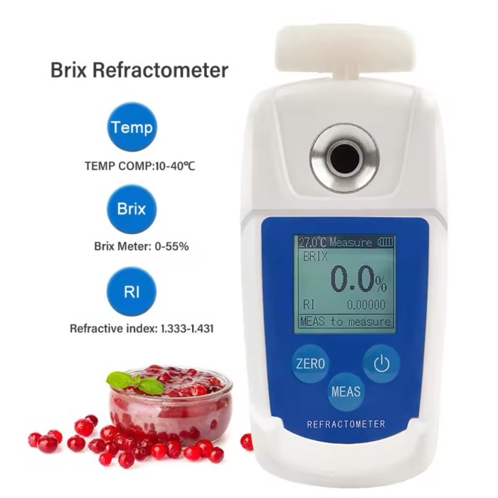Jual Alat Ukur Kadar Gula Manis Buah Buahan Kue Makanan Dapur Brix ...