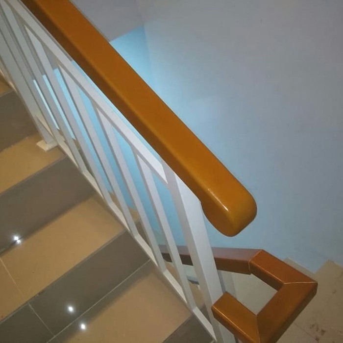 Jual relling tangga besi pegangan kayu | Shopee Indonesia