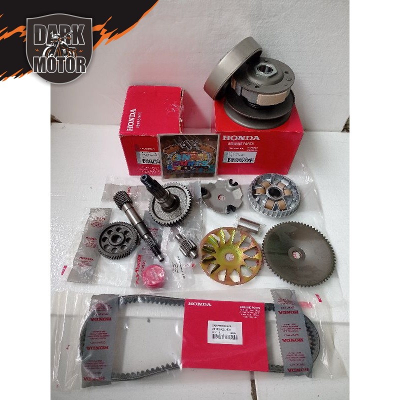 Jual PAKET FULL SET CVT+GIGI RASIO ASSY HONDA BEAT FI SCOOPY FI SPACY ...