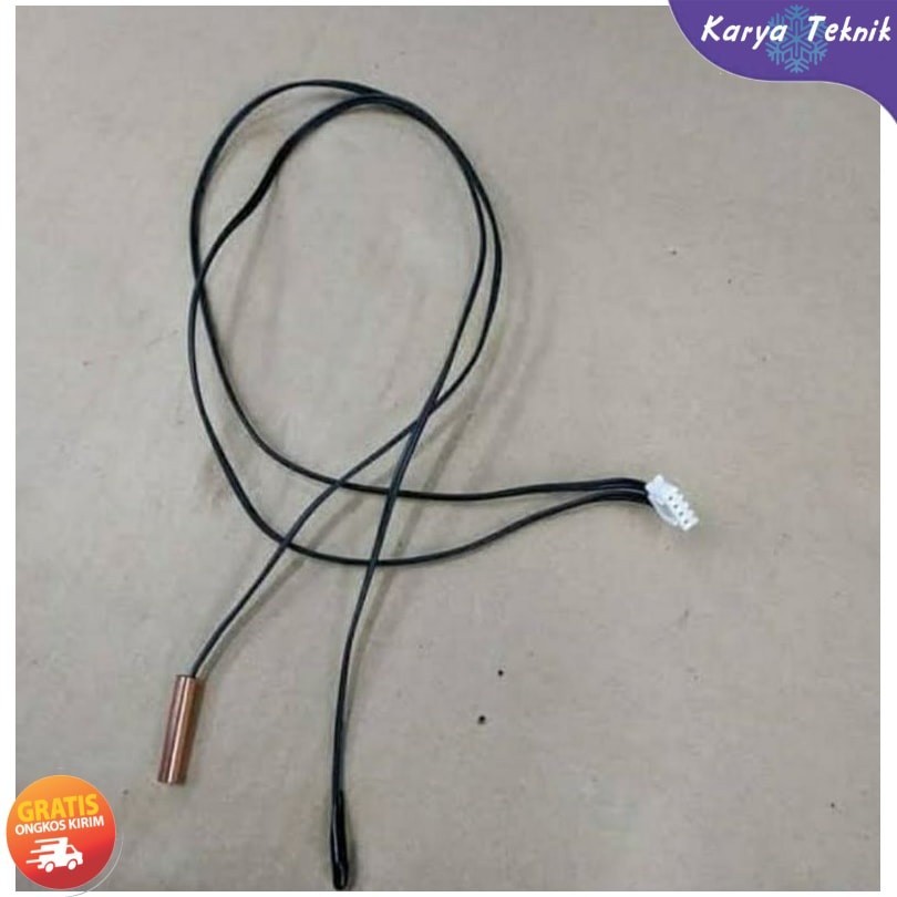 Jual THERMISTOR TERMIS INDOOR AC MIDEA TCL DENPOO AUX ORIGINAL | Shopee ...