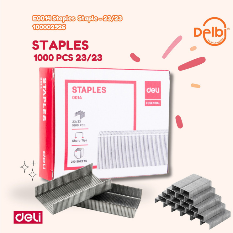 Jual Deli Staples Refill E0014 Staples Staple - 23/23 | Shopee Indonesia