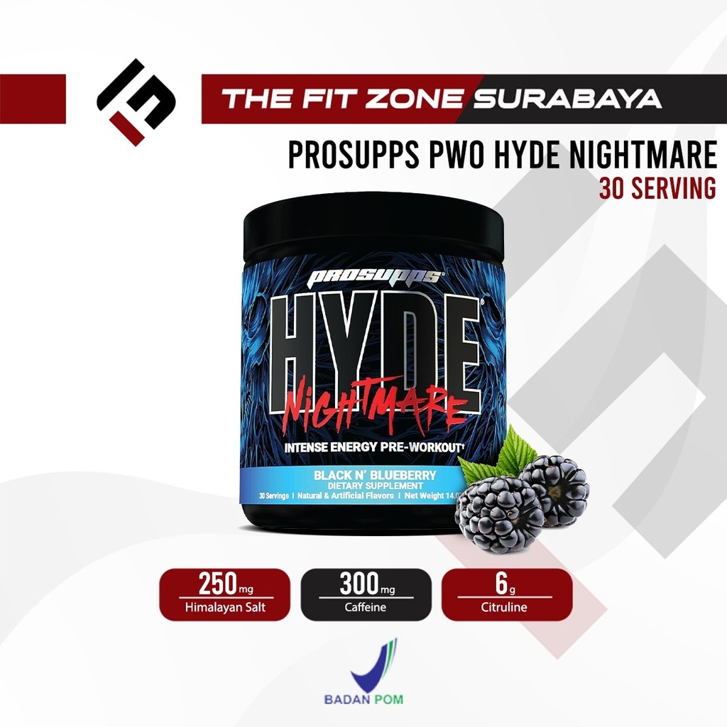 Jual Prosupps Hyde Night Mare 30 Servings Pre Workout Pro Supps NightMare | Shopee Indonesia