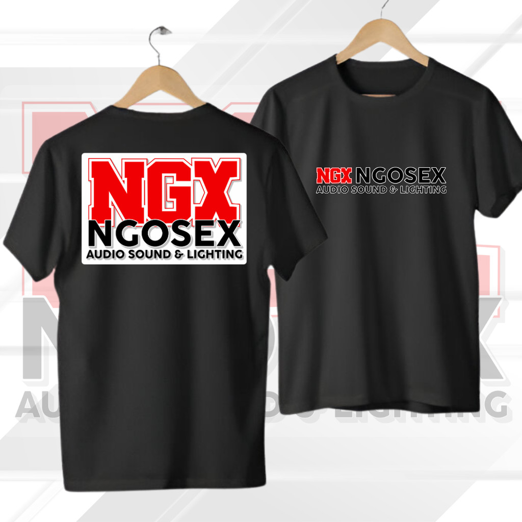 Jual KAOS NGX NGOSEX AUDIO & LIGHTING (MOTIF A) | Shopee Indonesia