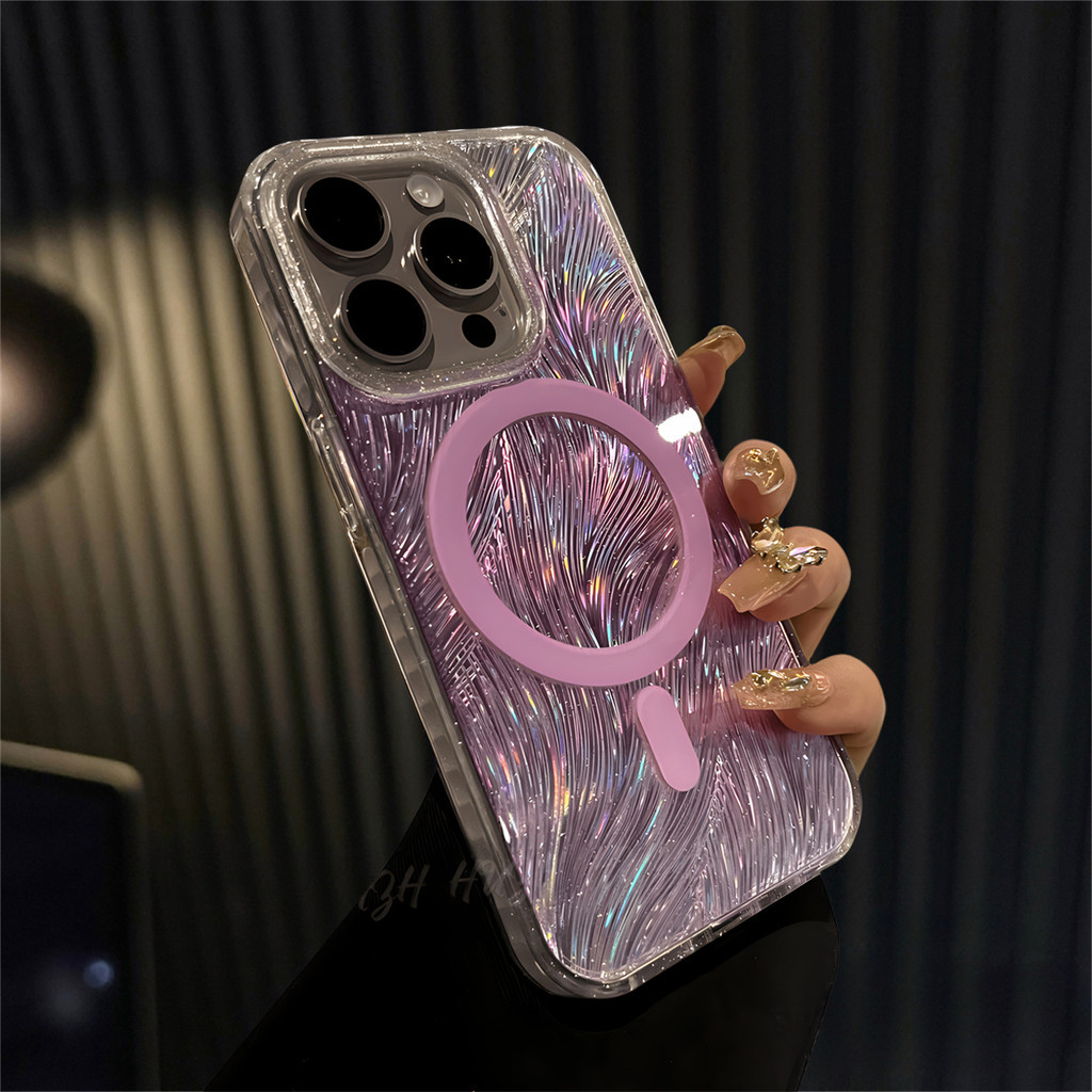 Jual New Casing Luxury Shiny Bling Glitter Girl Magsafe Phone Case For ...