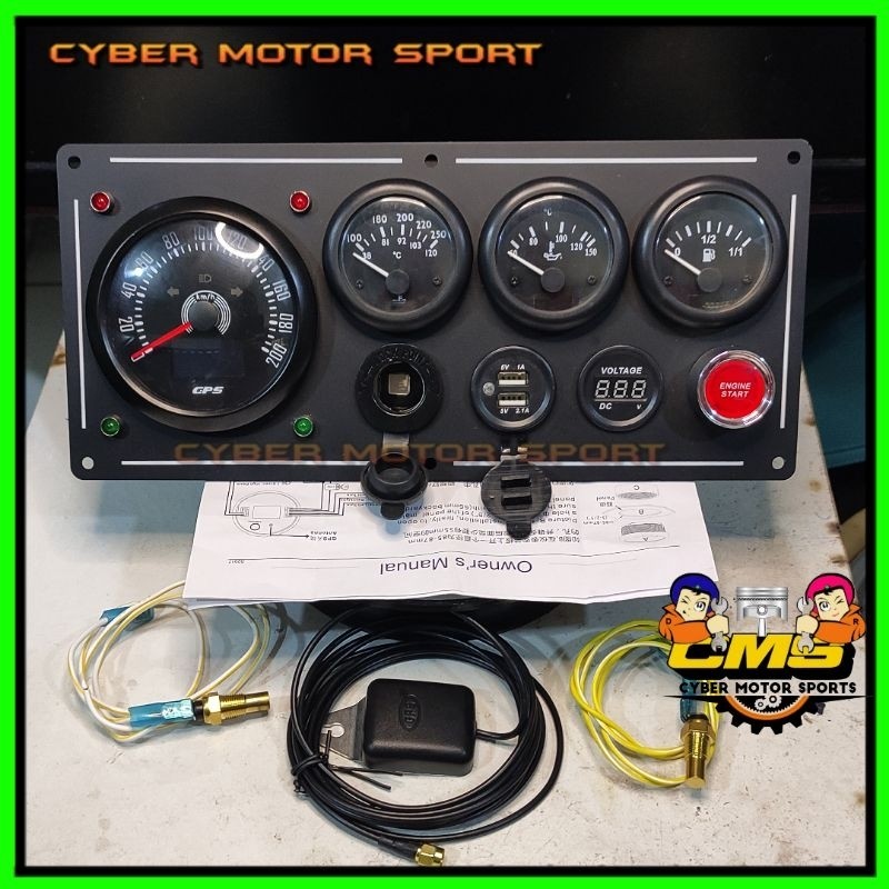 Jual Speedometer universal Analog classic gauge Speedometer GPS system ...
