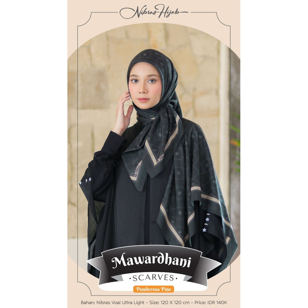 Jual Nibras Indonesia - Mawardhani Scarves Hijab Segi Empat Ukuran Syar ...