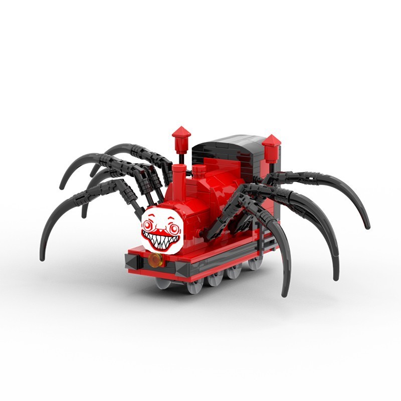 Jual BuildMOC Building Blocks Toy Horror Game Charles Little Train ...