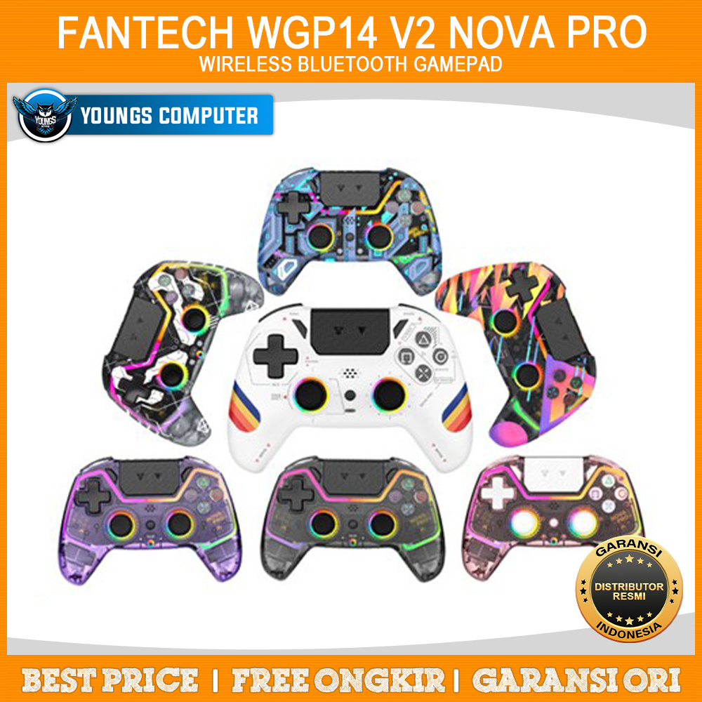 Jual FANTECH WGP14 V2 NOVA PRO Wireless Hall Effect Gamepad | Shopee ...