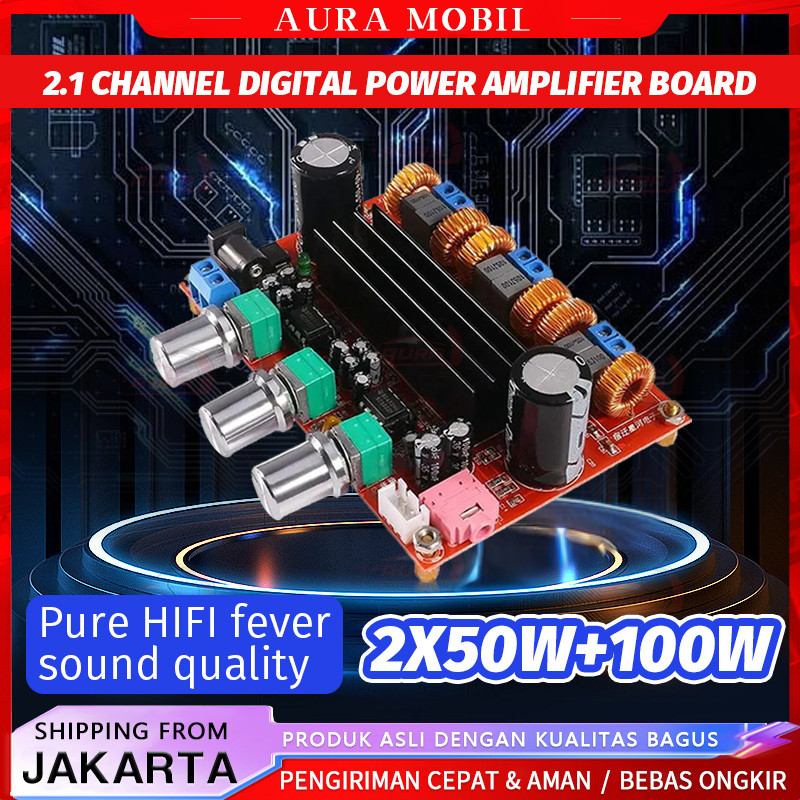 Jual M139 M543 Kit Power Amplifier Class D TPA3116D2 2x50W+100W 2x120W Stereo Subwoofer XH-M139 ...