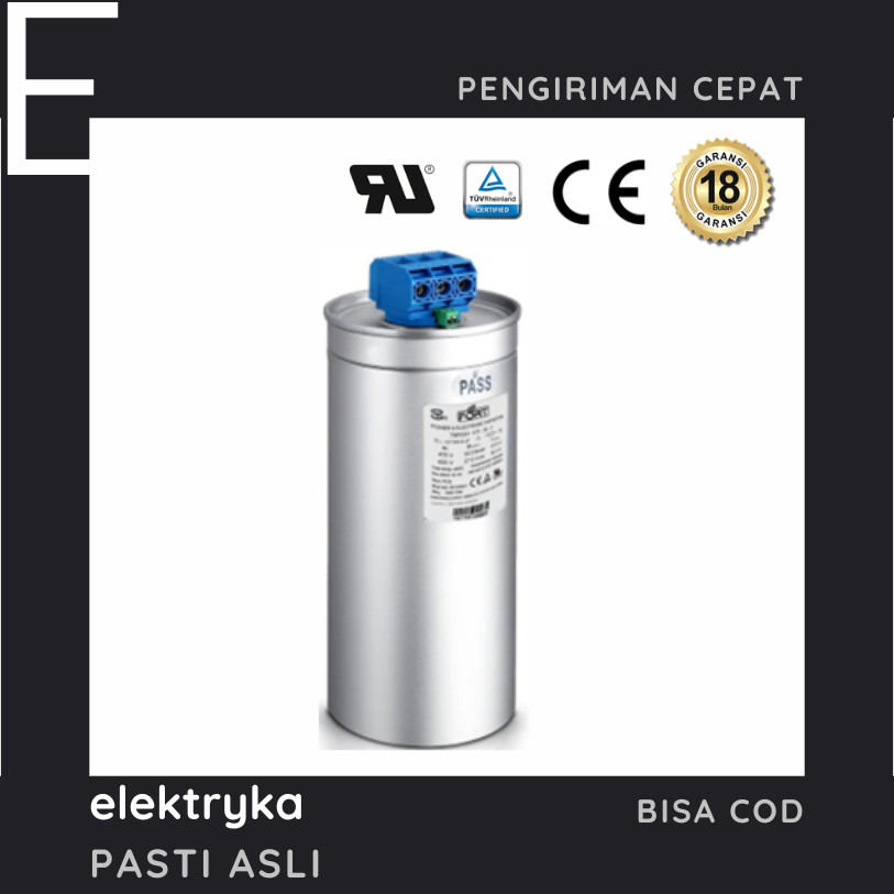 Jual FORT Power Capacitor 440VAC/50 Hz 5kVar 823.0 (µF) 65.6A TMPOSY-440-50-3 | Shopee Indonesia