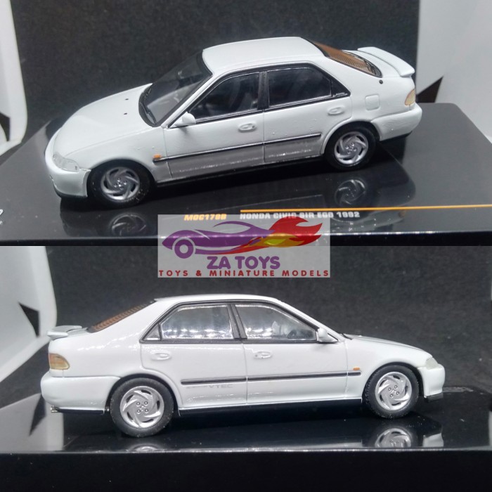 Jual Honda Civic EG9 Genio White IXO 1/43 Miniatur Diecast Pajangan ...