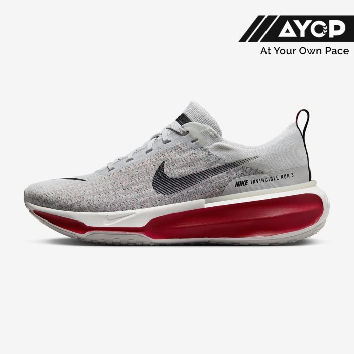 Jual Nike Invincible 3 Men's Road Running Shoes - Fire Red/Cement Grey ...