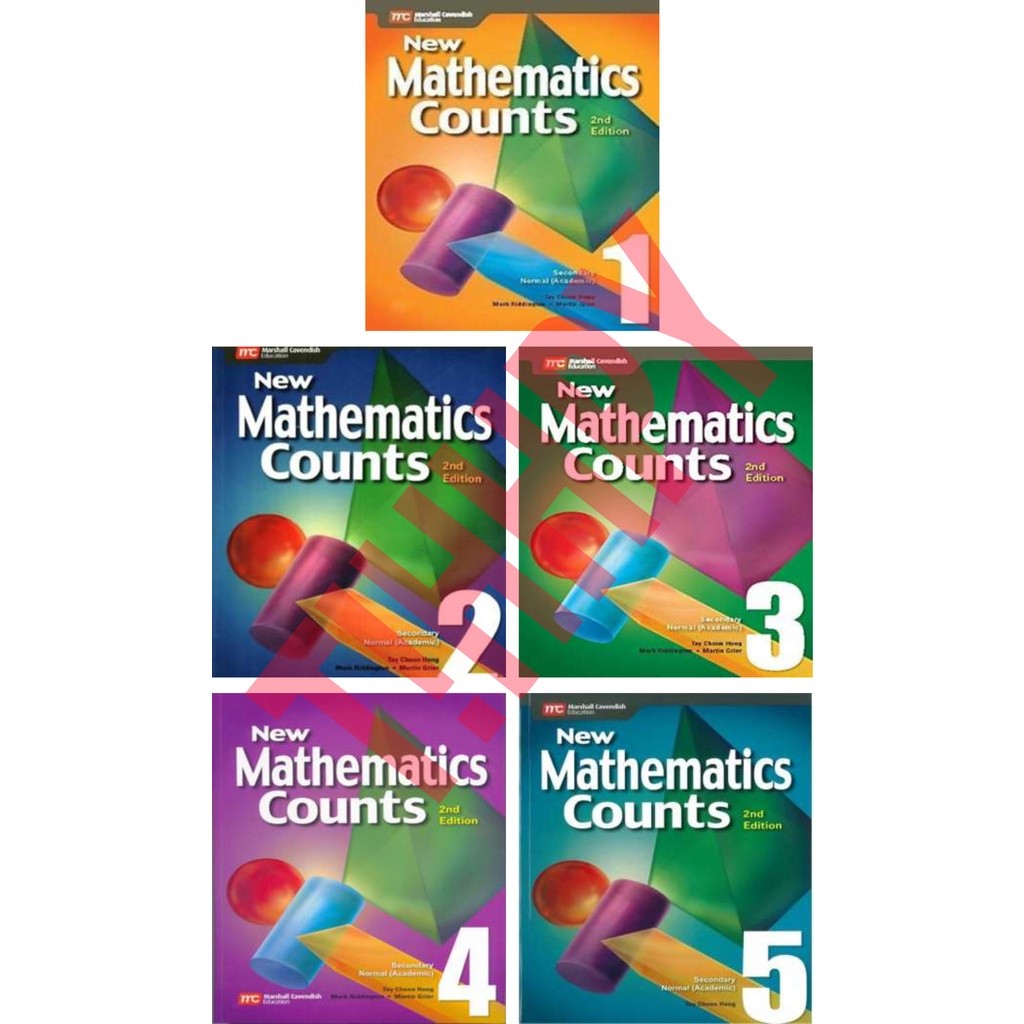 Jual Buku New Mathematics Counts 1 2 3 4 5 / 2nd Edition / Secondary ...