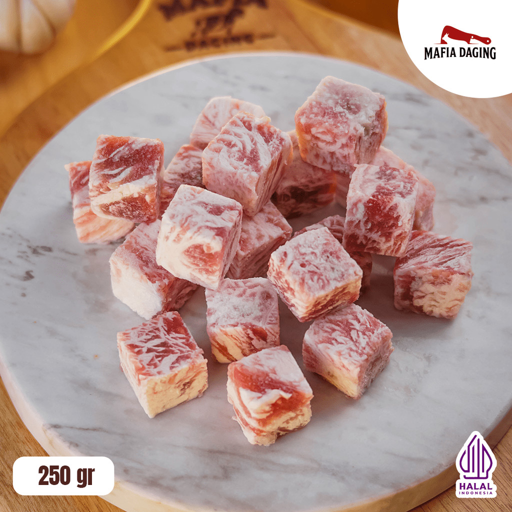 Jual Saikoro Beef Wagyu Meltique Cube Premium 250 g | Shopee Indonesia