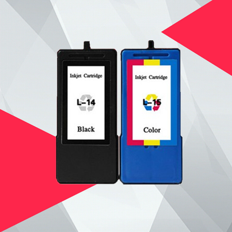Jual Ink Cartridges For Lexmark 14 15 Black & Color ink cartridge for ...