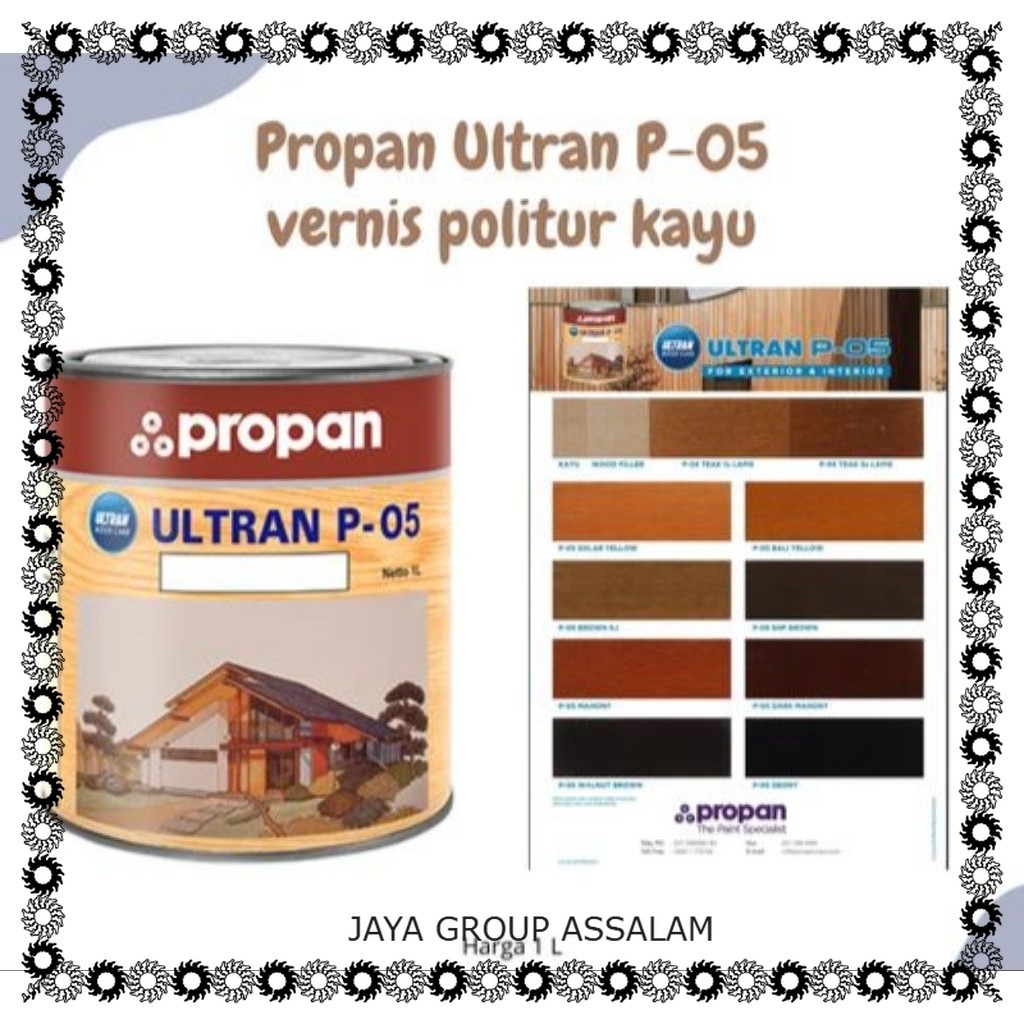Jual politur kayu propan ultran p-05 bali yellow 1ltr | Shopee Indonesia