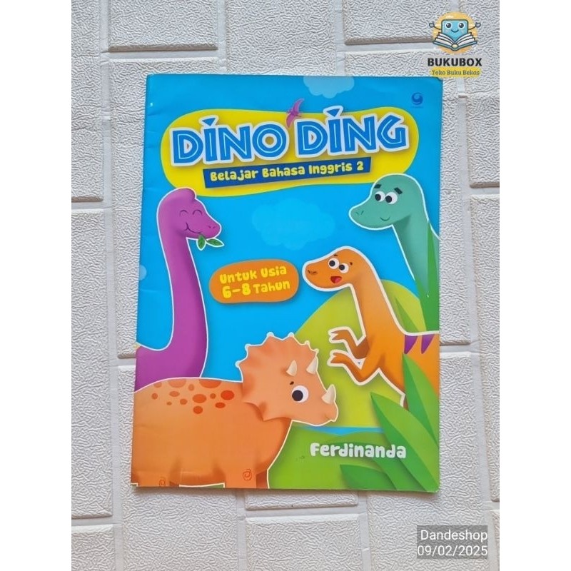Jual Dino Ding Belajar Bahasa Inggris 2 Untuk Usia 6-8 Tahun - Buku ...