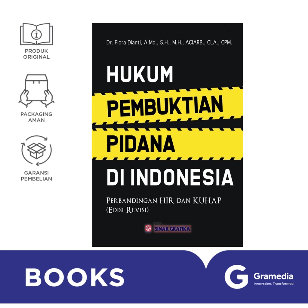 Jual Hukum Pembuktian Pidana di Indonesia : Perbandingan HIR dan KUHP ...