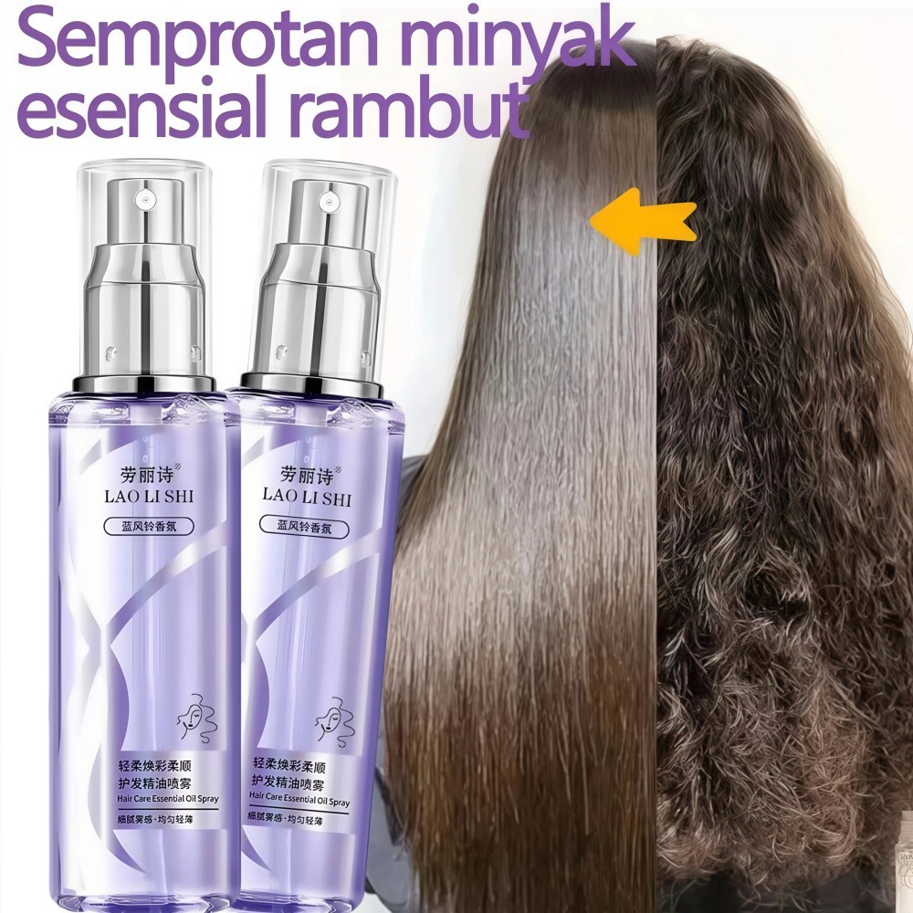 Jual LAO LI SHI Serum Rambut 100ml keratin hair treatment spray Vitamin ...