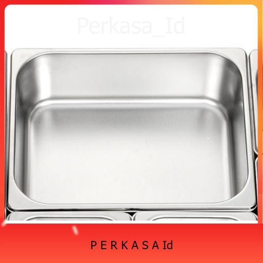 Jual Food pan prasmanan Stainless ukuran 1/2 tinggi 10CM / Wadah ...