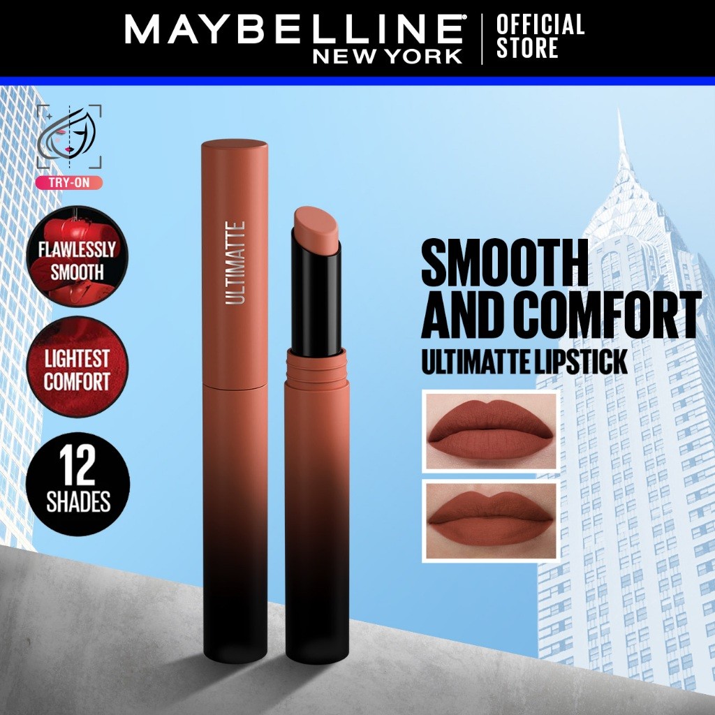 Jual MAYBELLINE OFFICIAL Color Sensational Ultimatte Lipstick Make Up ...