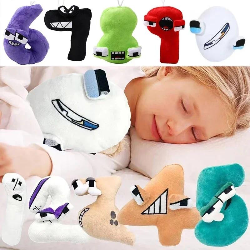 Jual 10pcs Alphabet Lore Plush Toys 0-9 Numbers Stuffed Dolls Children ...
