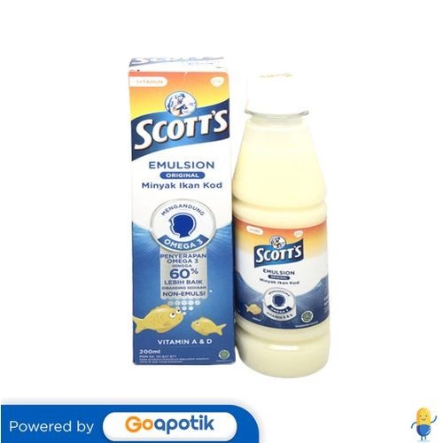 Jual Scott'S Emulsion Original Sirup 200 Ml | Shopee Indonesia
