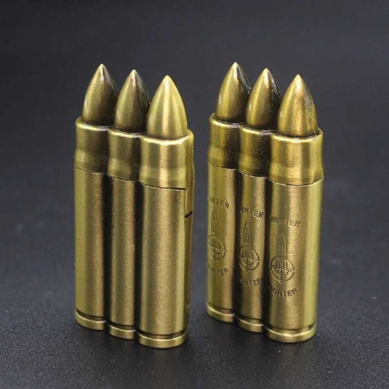 Jual Gratis Ongkir ! Korek Api bara korek Gas Unik Bentuk Peluru 3 ...