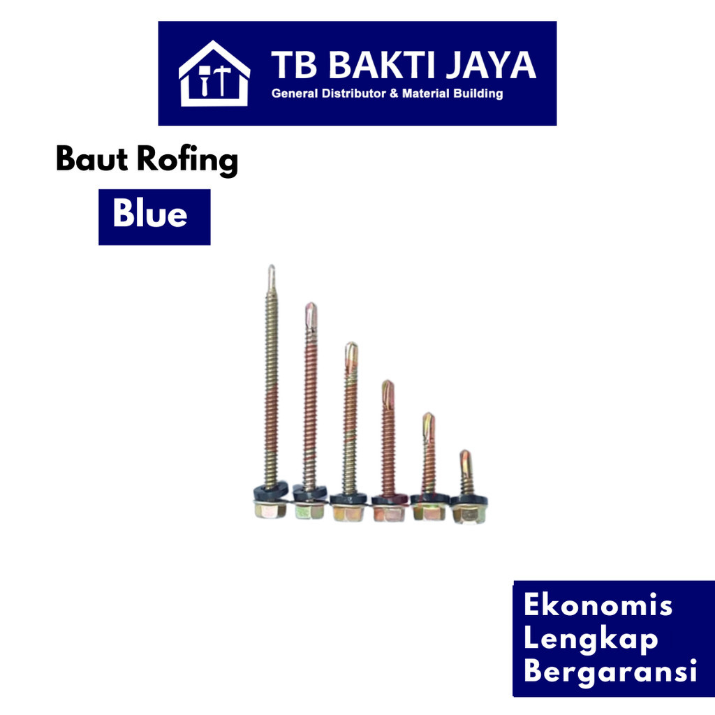 Jual Baut Rofing / Rofing / Baut Atap / Baut Rofing Blue | Shopee Indonesia