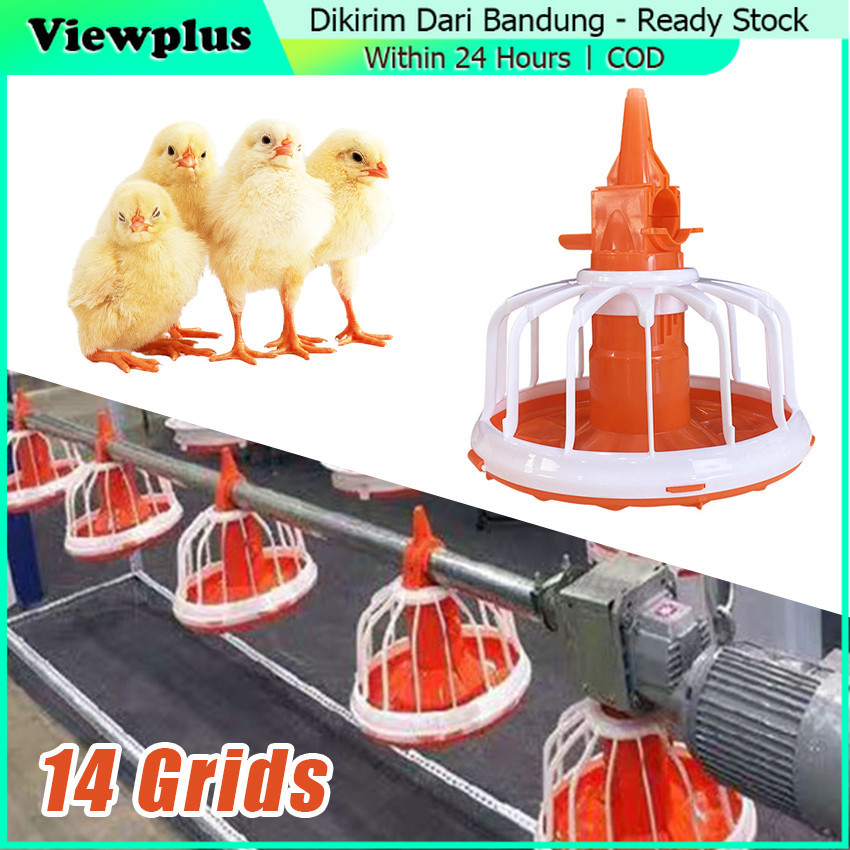 Jual Pan Feeder Otomatis 14 Grill Anti Tumpah Gantung Tempat Makan Ayam Gantung Alat Ternak Ayam ...