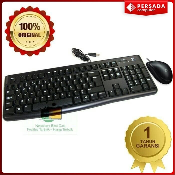 Jual Paket Logitech Keyboard K120 + Mouse Logitech B100 (USB) | Shopee ...