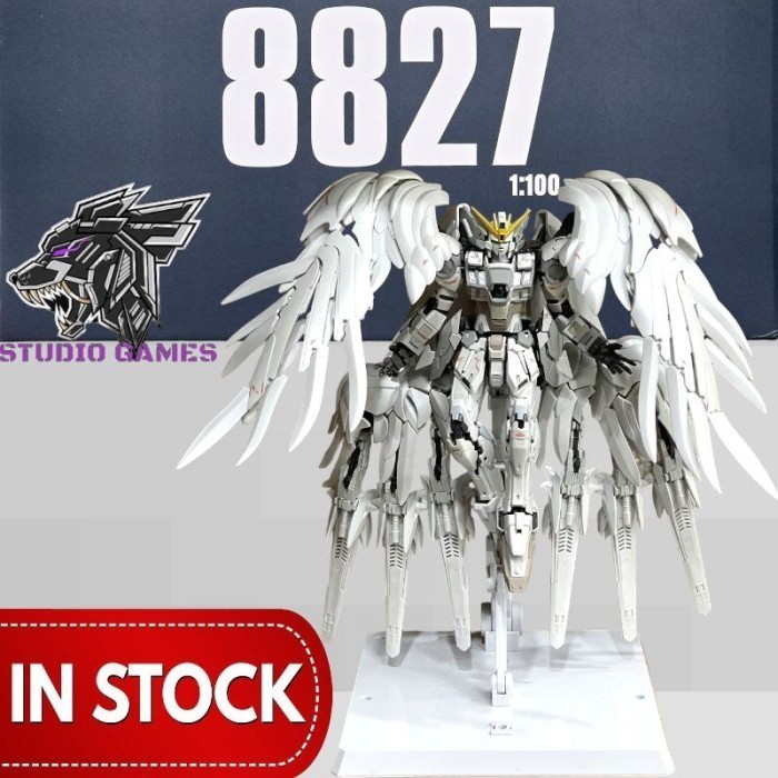 Jual DABAN 8827 MG 1/100 Wing Zero Snow White Prelude High Resolution ...