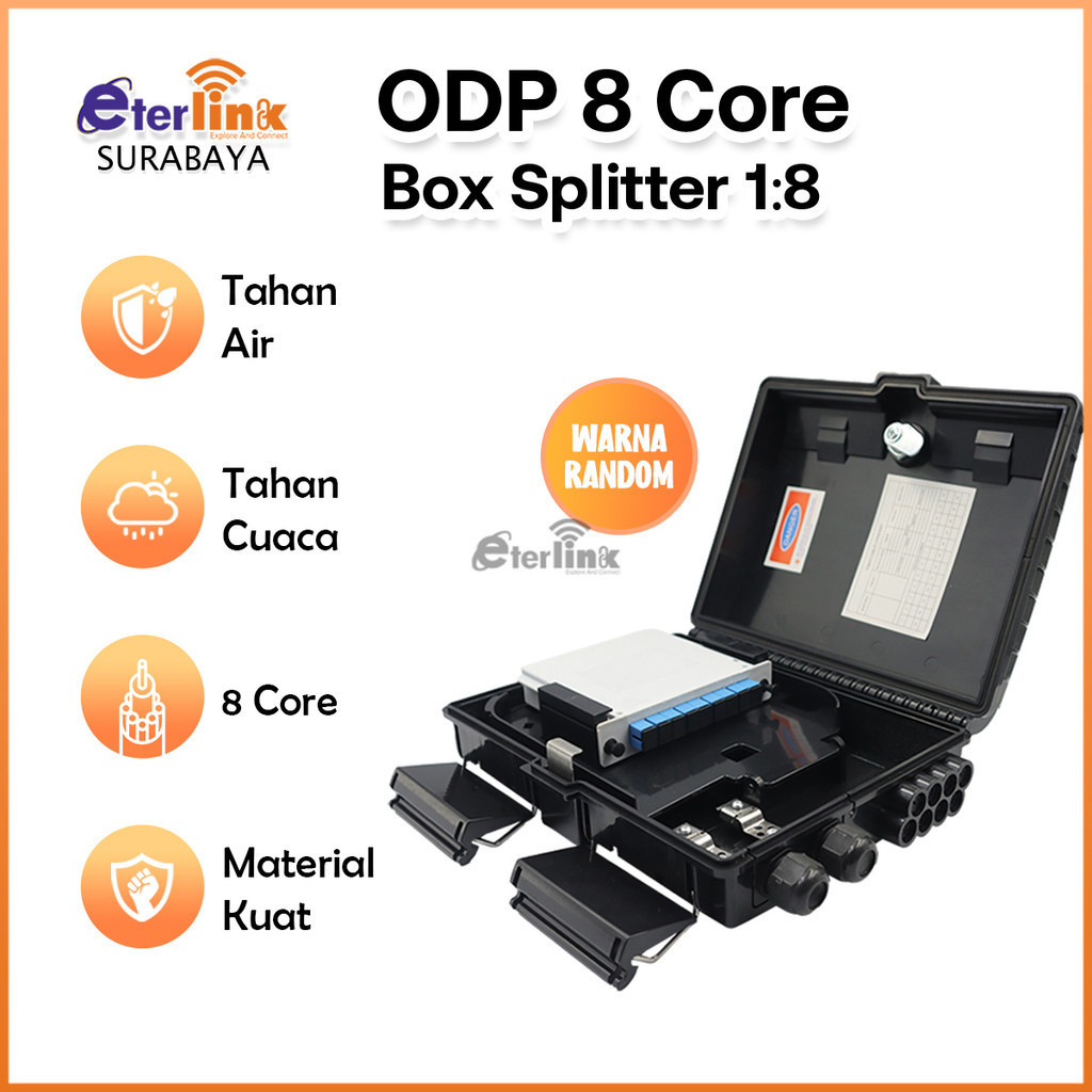 Jual Optical Distribution Point Dengan Double Lock ODP 8 Core Lengkap ...