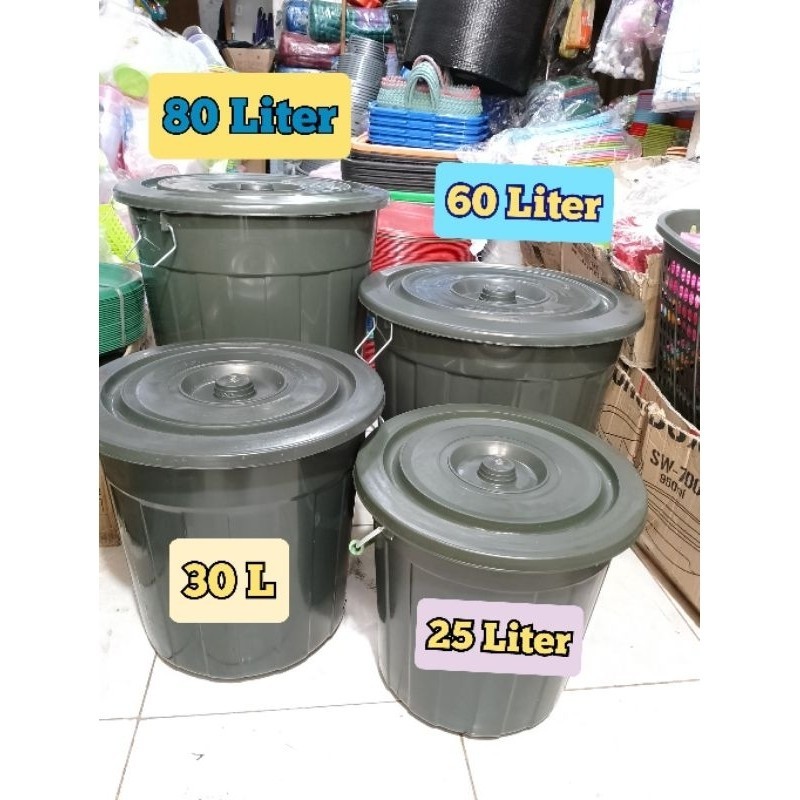 Jual POLARIS Ember Air Ukuran 60 Liter Bahan Plastik Warna Hijau ...