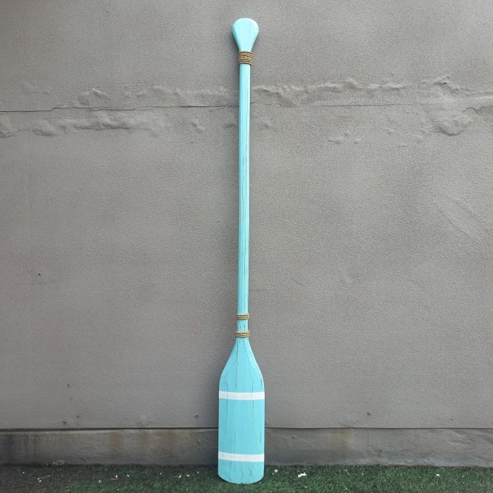 Jual Dekorasi Dayung Kayu Extra Jumbo Bermotif barang unik Home Decor ...