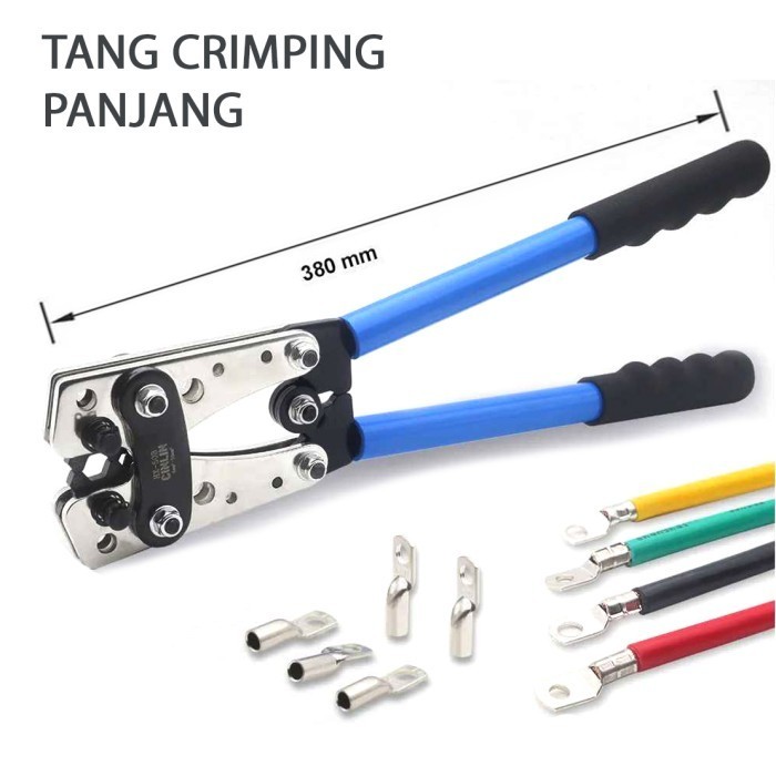 Jual Tang Skun Crimping Crimper Taff Pengupas Pemotong Kabel Panjang ...
