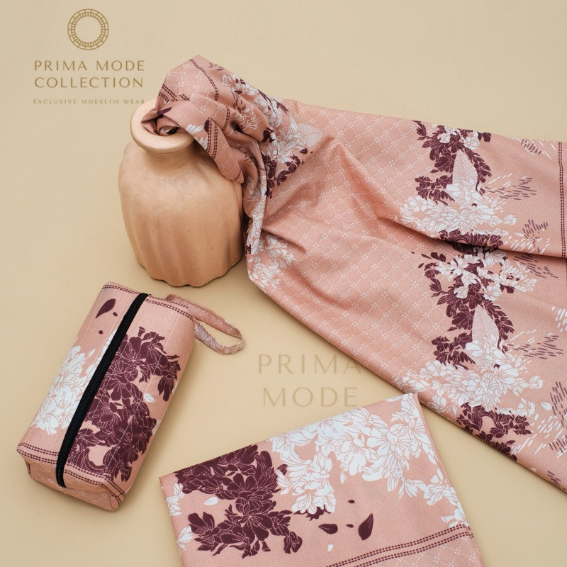 Jual Mukena Katun 2in1 Traveling Pouch Motif Resleting | Shopee Indonesia
