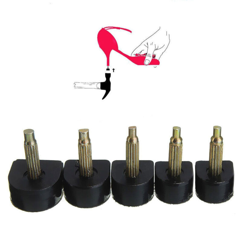 Jual 10pcs 6-Size High Heel Repair Tips Pins For Women Shoes High Heel ...
