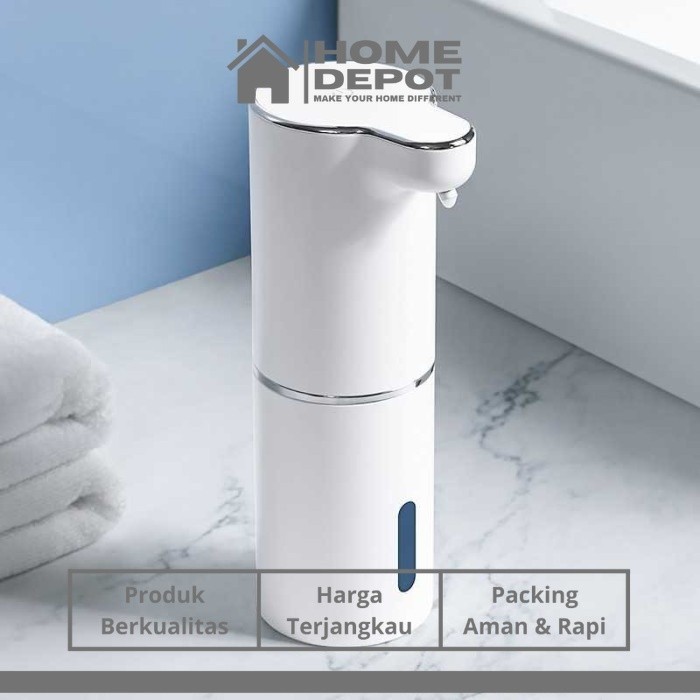 Jual Dispenser Sabun Otomatis Sensor Touchless Foaming Soap 300ml ...