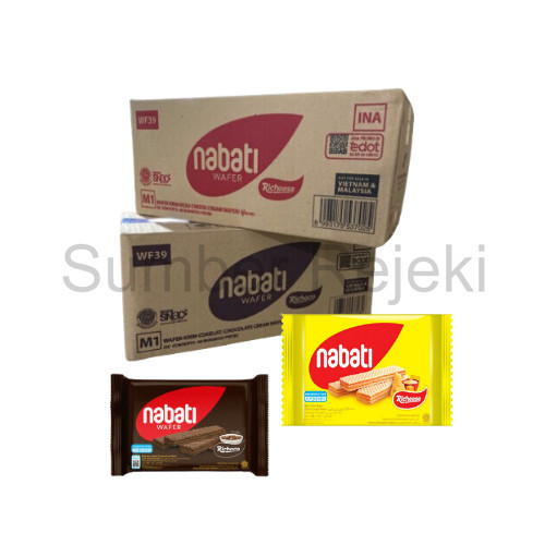Jual NABATI RICHEESE WAFER 2000 (1 DUS / 60 PCS) COKLAT & ORIGINAL ...