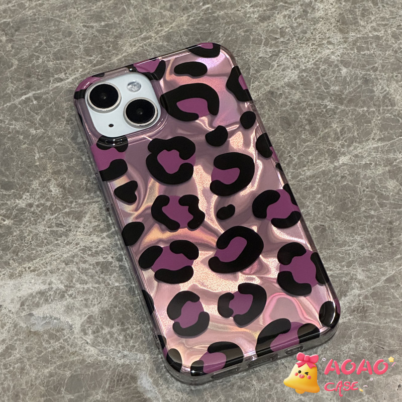 Jual Mewah Keren Leopard Ripple Luster Case Hp Untuk Samsung A16 A36 A56 A55 A15 A06 A35 A14 ...