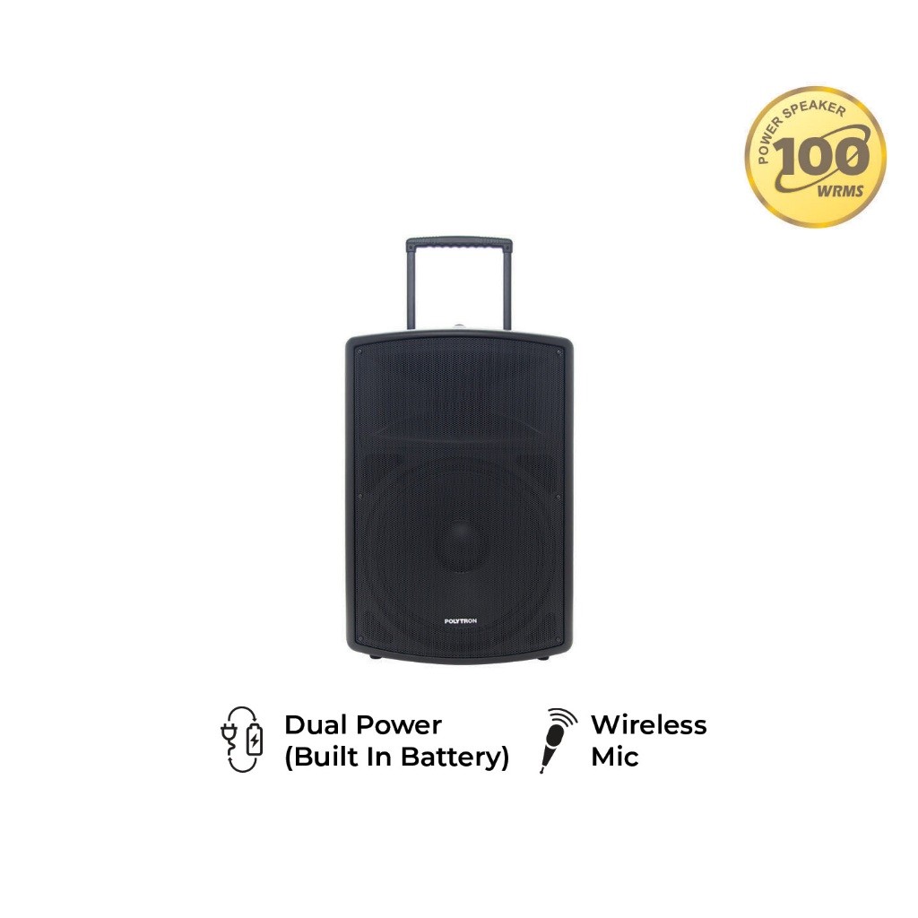 Jual POLYTRON PASPRO 12F3 / PAS PRO 12F3 SPEAKER AKTIF PORTABLE 12 Inch ...