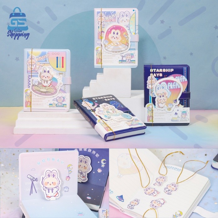 Jual Buku Notebook Pop Up Starship Says / Buku Diary Jurnal agenda Buku ...