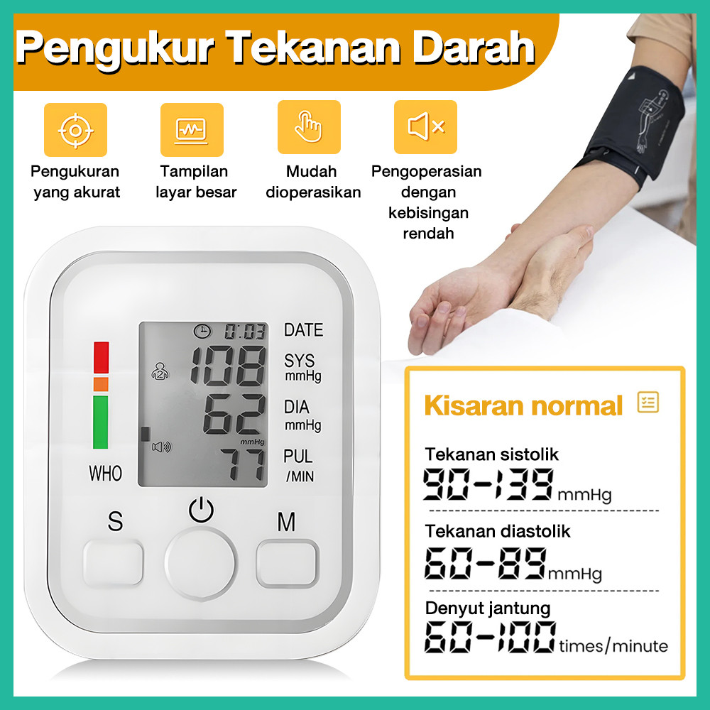 Jual Tensimeter Digital Alat Cek Pengukur Tekanan Tensi Darah Digital ...